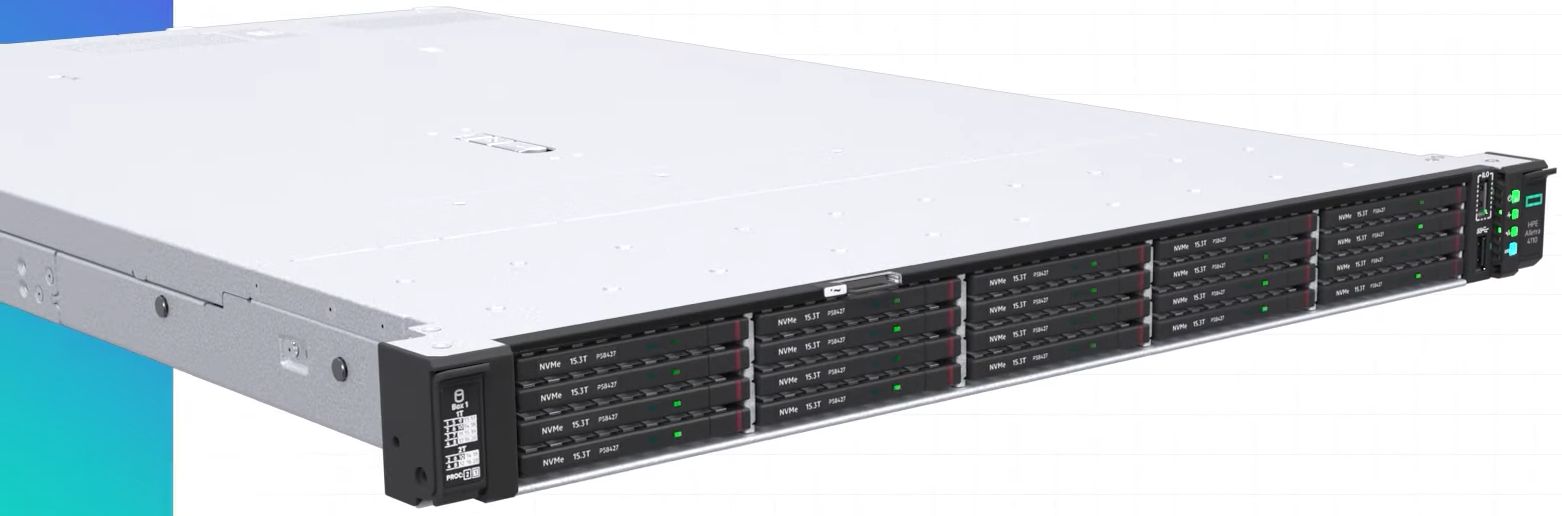 1U納20臺E3.S或2.5吋固態硬碟，HPE翻新高密度儲存伺服器 | iThome